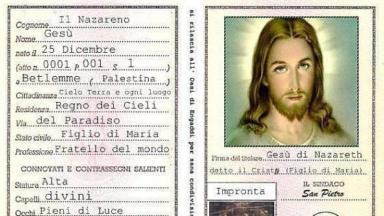 Avez-vous déjà vu la carte d'identité de Jésus