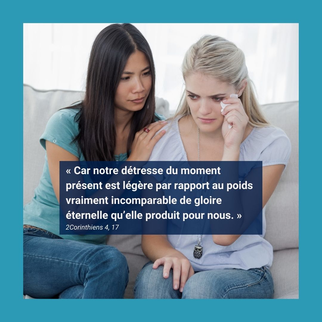 Cinq versets bibliques pour réconforter un ami qui souffre