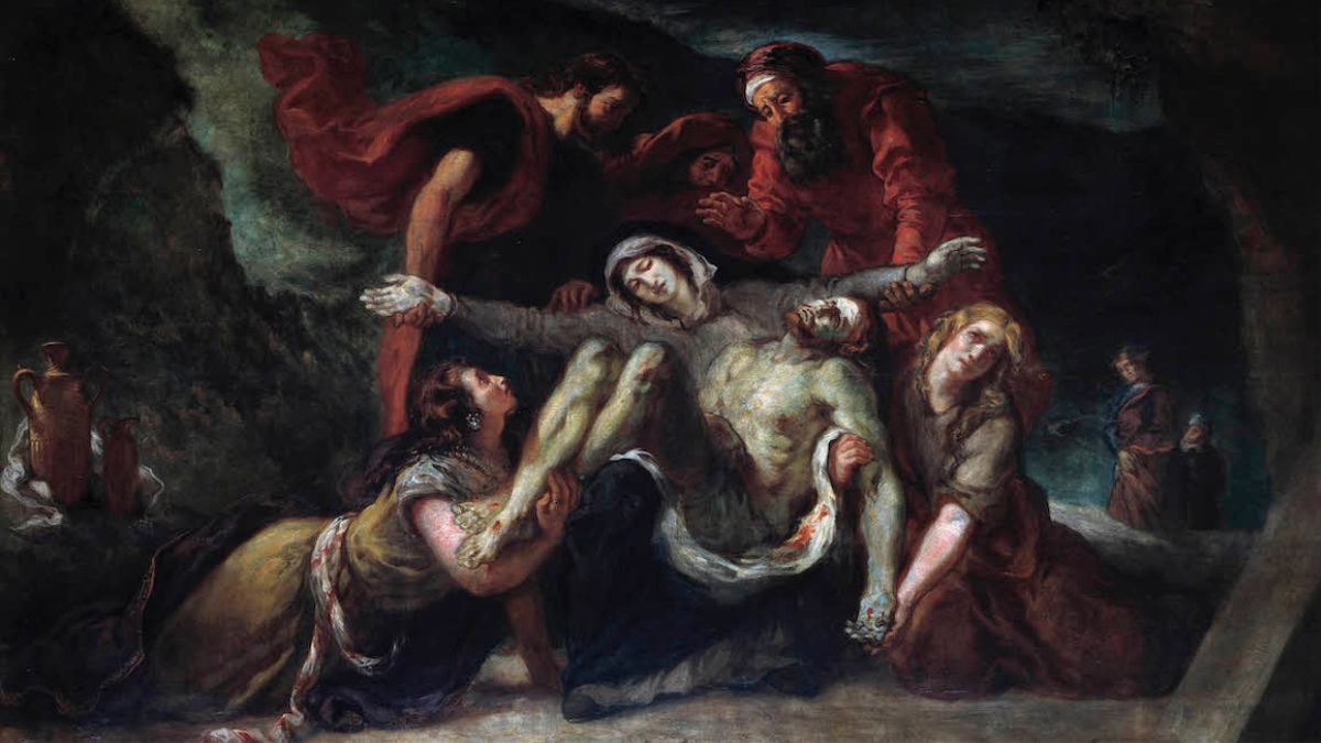 Des chefs-d’œuvre dans nos églises : la Pietà d’Eugène Delacroix