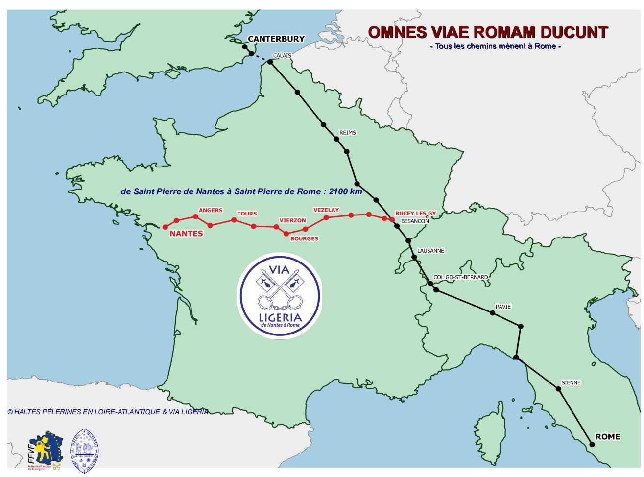 Anthony et Anne-Laure, pèlerins infatigables, pionniers de la Via Ligeria