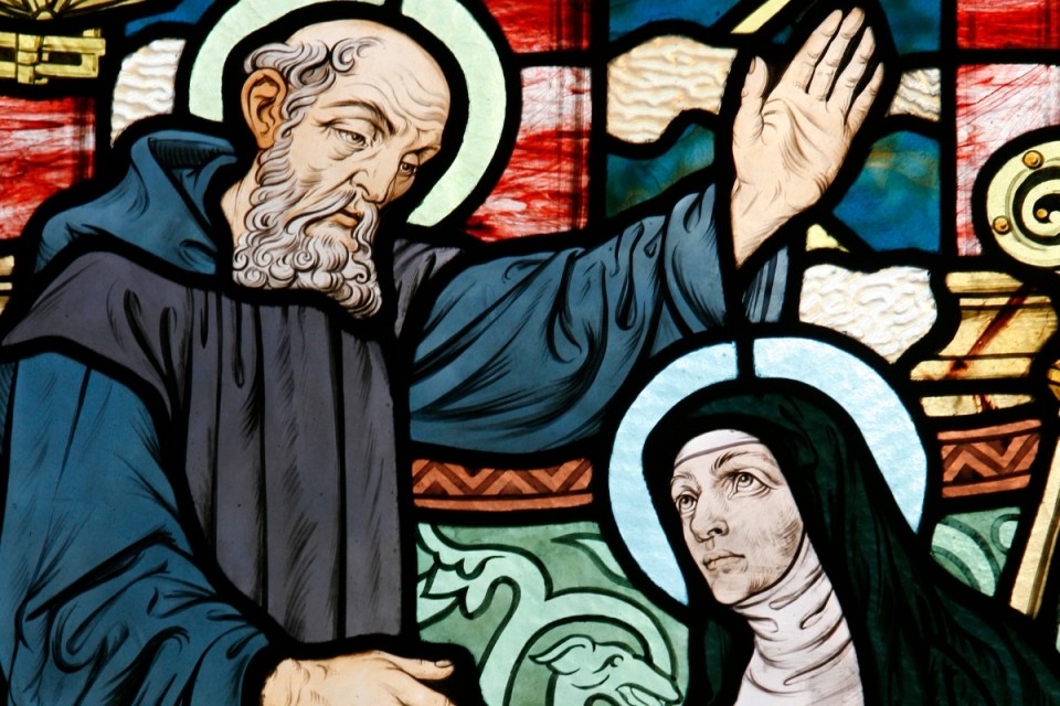Saint Benoît a vu l'âme de sa sœur monter au Ciel