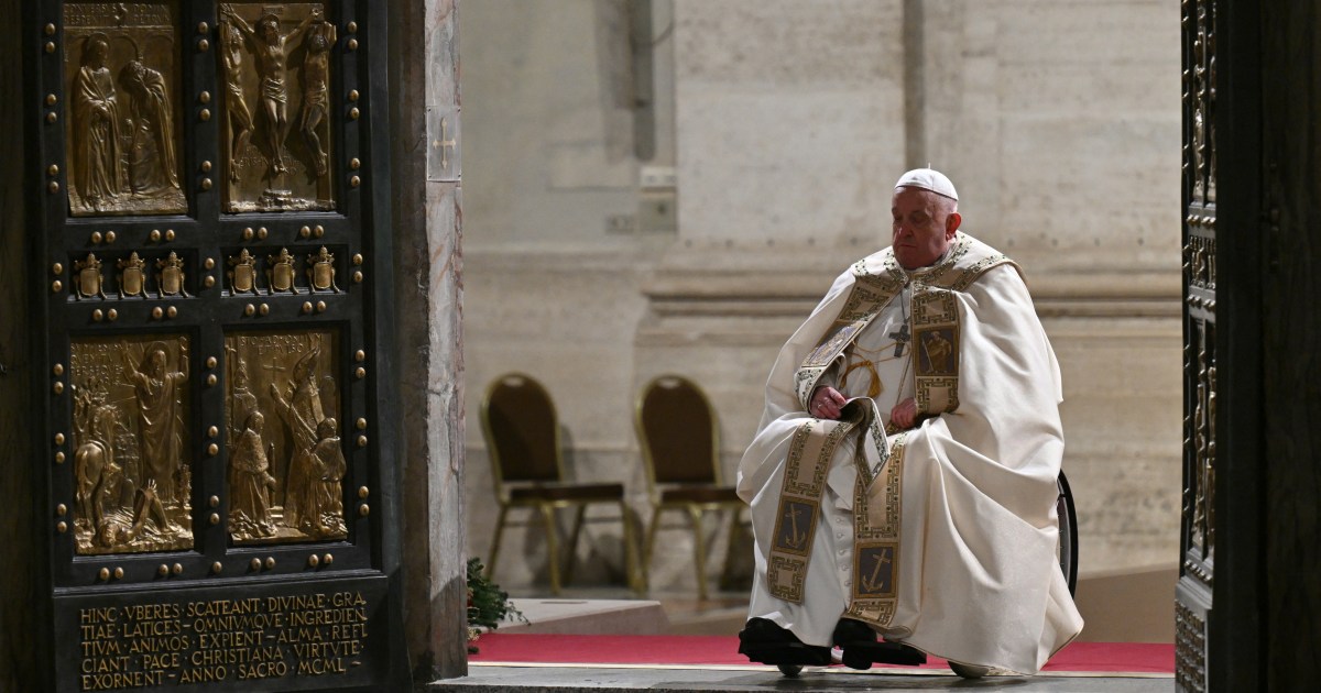 Jubilé 2025 : le Pape ouvre la Porte sainte de Saint-Pierre