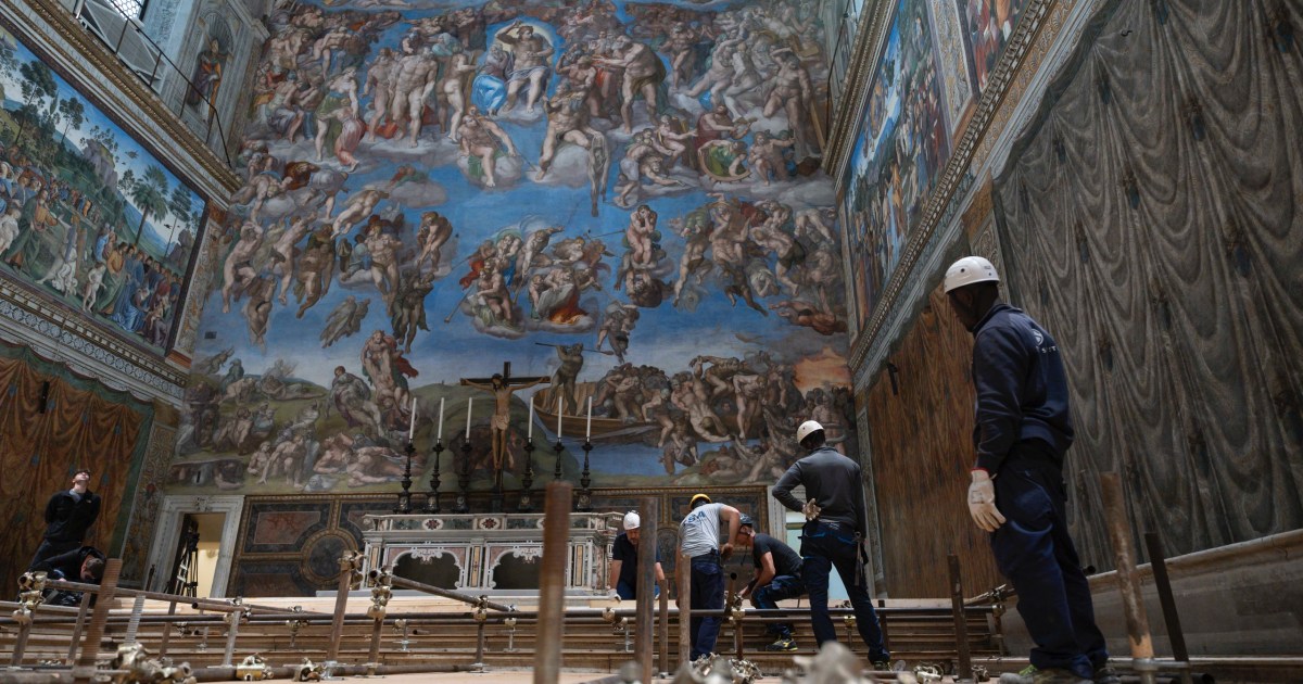 Conclave : la chapelle Sixtine se transforme en un véritable bunker