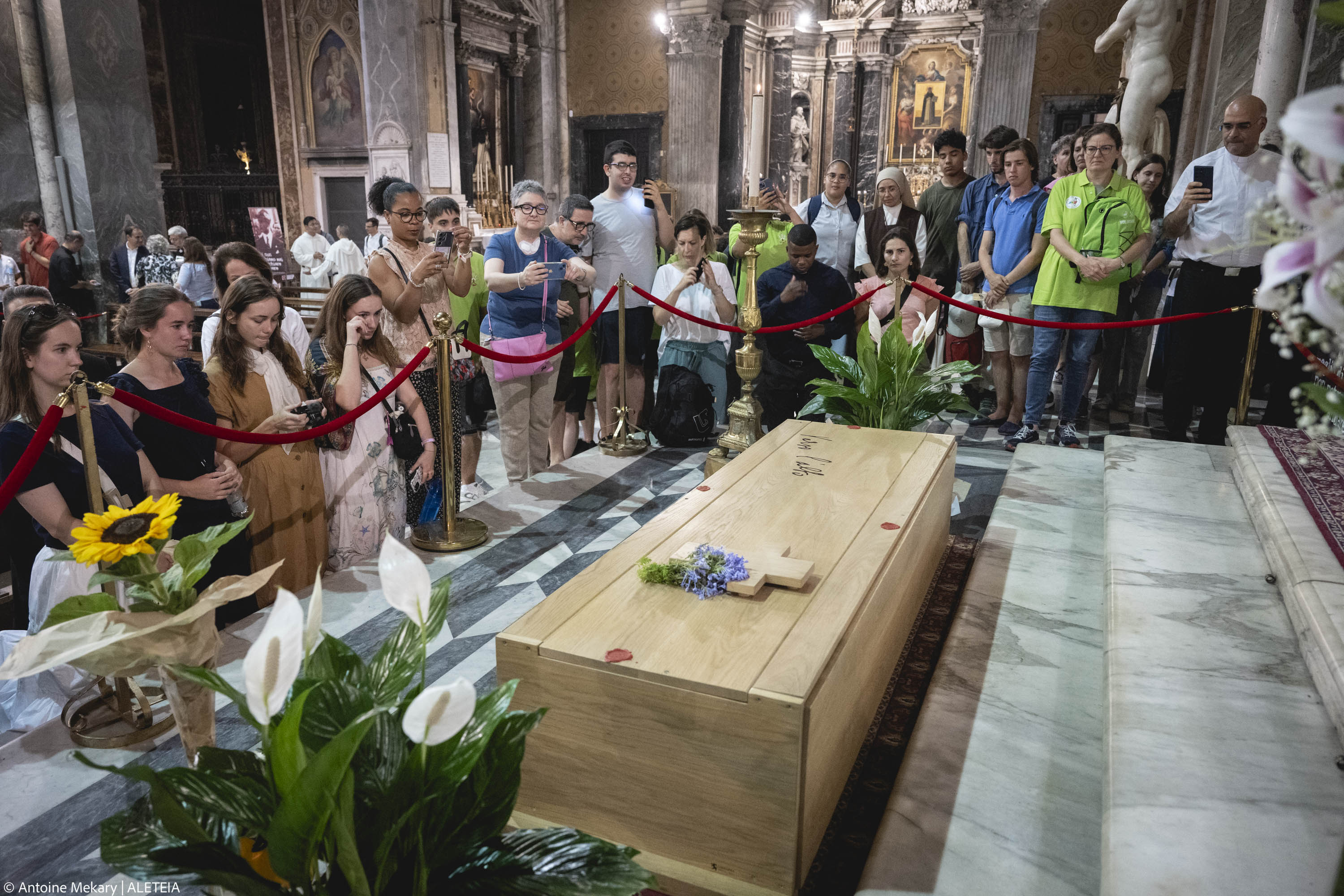[REPORTAGE] Pier Giorgio Frassati, un point de repère des participants ...