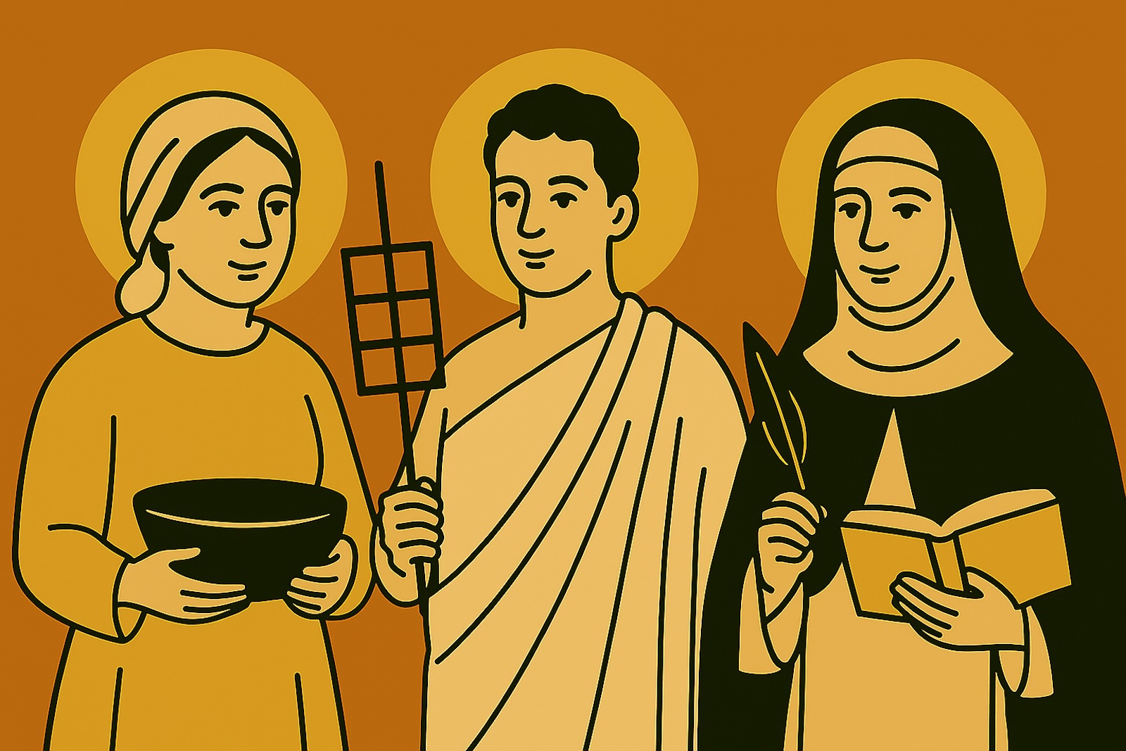 Trois saints qui ont mis la sainteté dans la cuisine